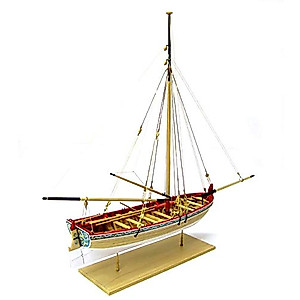 MS1457CBT Model SHIPWAYS 18TH Century Longboat Starter KIT with Tools - 1:48 Scale Wood Plank-on-Frame