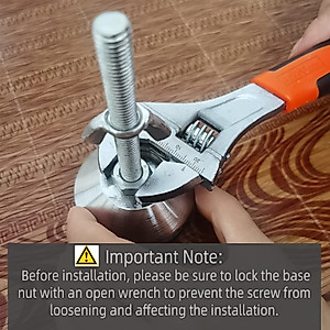 2 Pack Adjustable Height Center Support Leg for Bed Frame, Bed Center Slat Heavy Support Leg, Extra Durable Steel Support Legs | Suitable for Bed Frame, Bed Center Slats, Cabinet and Wooden Furniture