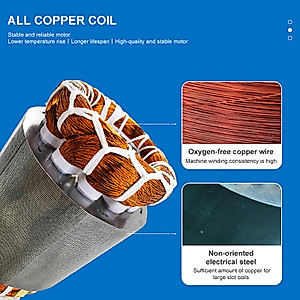 XINJIAHONG Concrete Vibrator 30W Vibration Motor Single Phase AC 110V 3600rpm Vibrating Tool For Silo Hopper Shaking Table