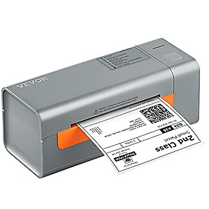 VEVOR Thermal Label Printer, 4x6 Label Printer for Width of 1.57" - 4.25" Labels, w/Auto Label Recognition & Japanese Rohm Printer Head, Compatible w/USPS, Amazon, Ebay, Etsy, UPS etc