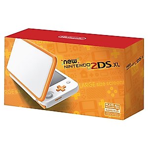 Nintendo New 2DS XL - White + Orange (Renewed)