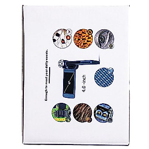 LINKMICRO LM203 4" Coin Microscope Full View of Coin, 200X Portable LCD Digital Microscope for Adults and Kids, 1080p, 32GB SD Card, Windows Mac, PC Mass Storage