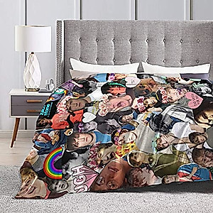 Blanket Bo Burnham Soft Warm Fluffy Lightweight Blanket for Throws Blankets All Season for Bedroom Living Room (50"x40")