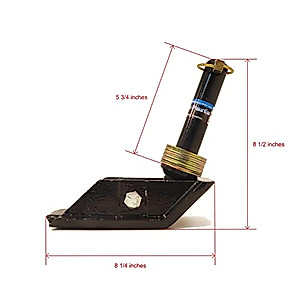 The ROP Shop | (Pack of 2 Square Foot, Snowplow, Shoe Assembly, 1303005 for Meyer Runner 07006