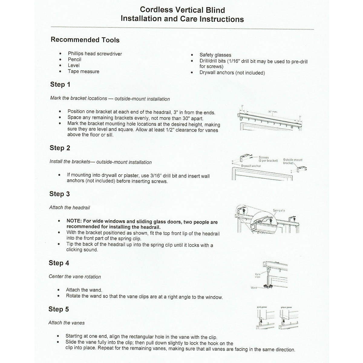 Black Frisco Textured Vinyl Vertical Blinds with 3-1/2" Embossed Vanes 78" Wide x 84" Long Cordless