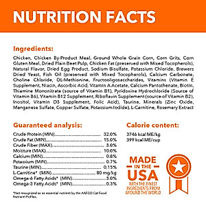 IAMS PROACTIVE HEALTH Adult Healthy Dry Cat Food with Chicken Cat Kibble, 3.5 lb. Bag