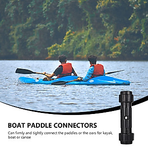 BESPORTBLE 2pcs Paddle Connector Screw Joint Tool Kayak Paddle Joint Paddles Joint Boat Plastic Paddles Joint Boat Paddle Connection Pipe Paddle Joint Connector Paddle Joints