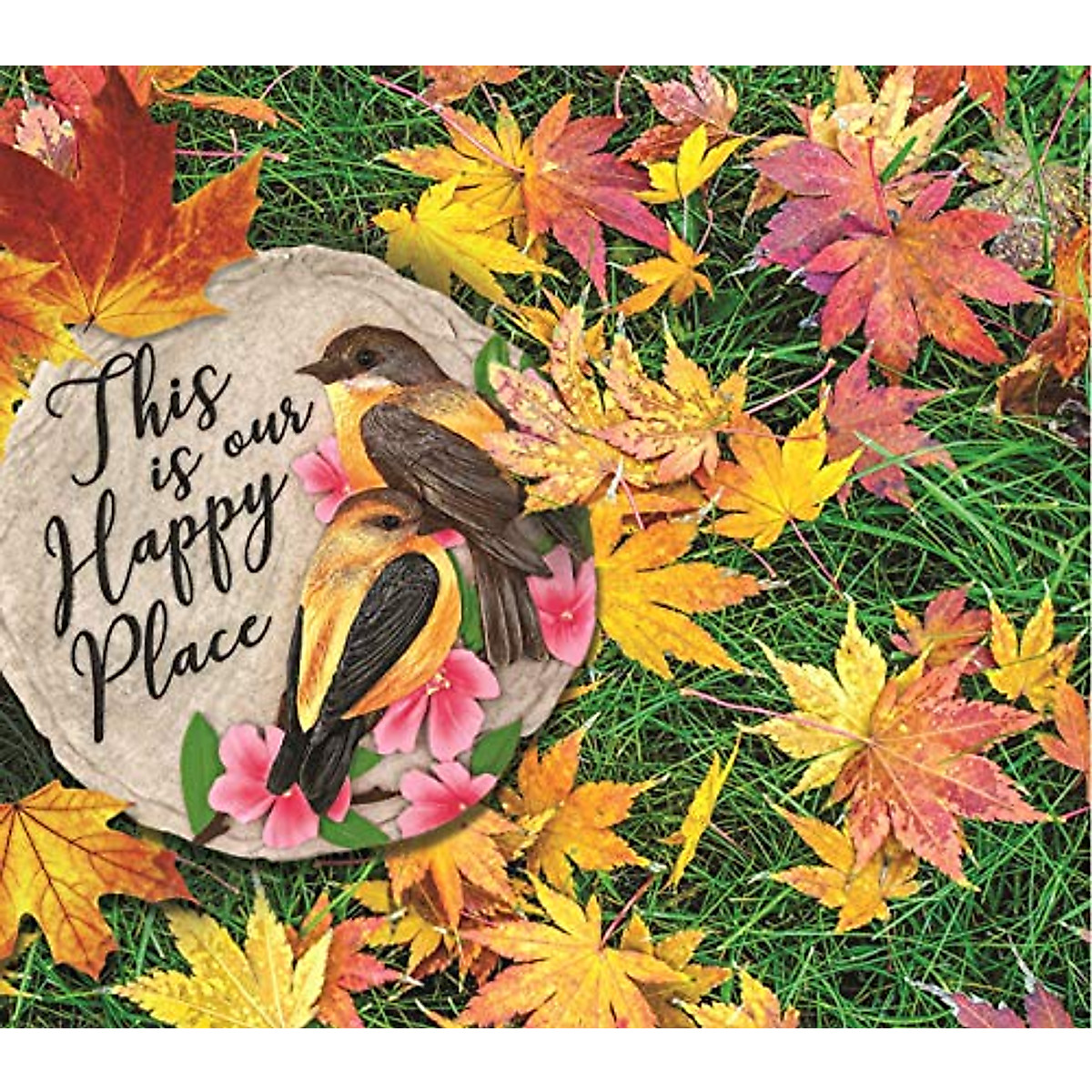 Spoontiques -Garden Décor - Turtle Stepping Stone - Decorative Stone for Garden