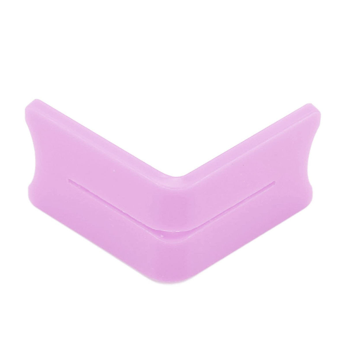 Photo Holder, High Durability Acrylic Photo Holder Decorative Reusable V Shape Stable for Dorm (Purple)