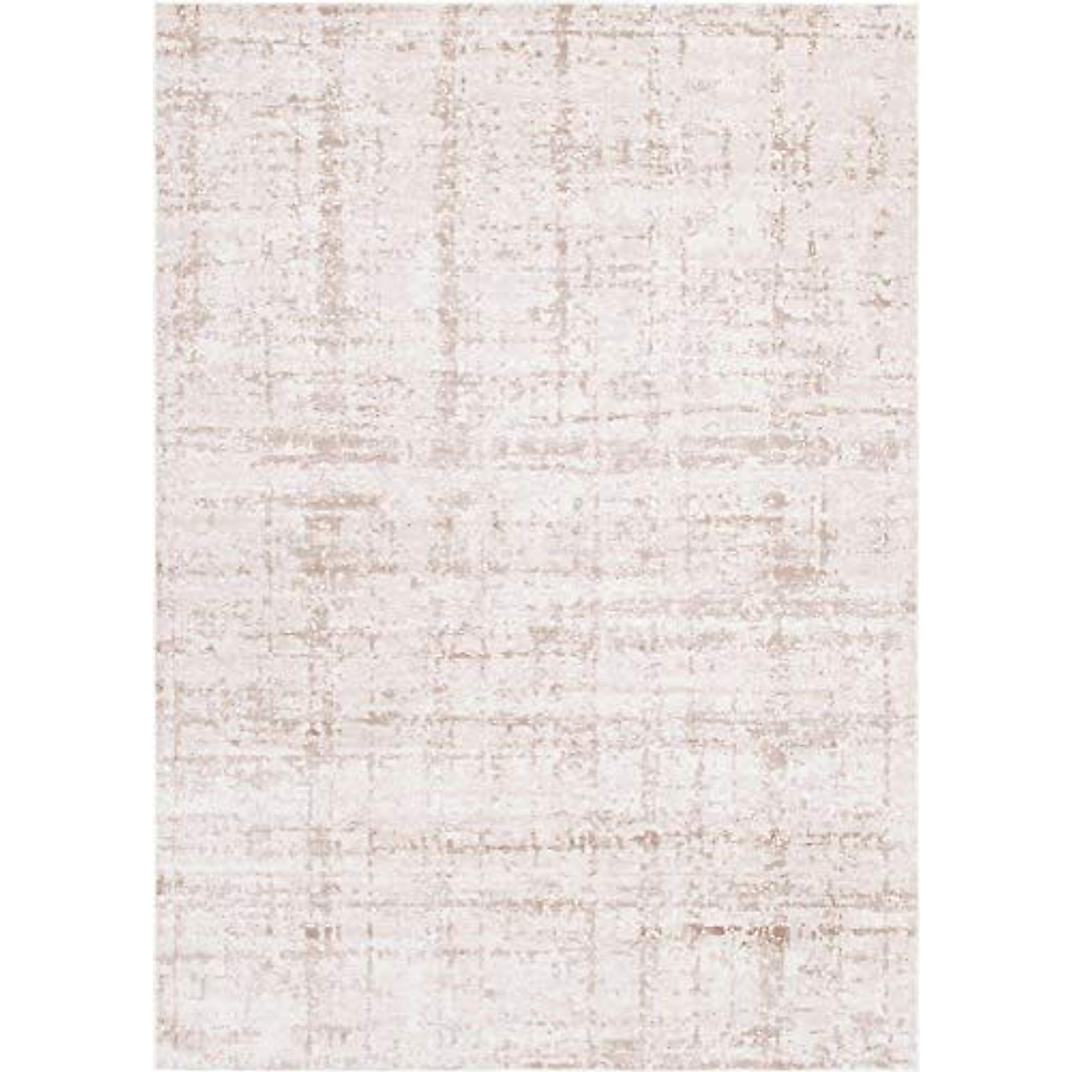 Unique Loom Uptown Collection by Jill Zarin Collection Textured Modern Beige Area Rug (9' 0 x 12' 0)