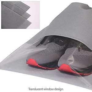 12PCS Shoe Bags for Travel Non-Woven with Rope for Men and Women Large Shoes Storage Organizers Pouch