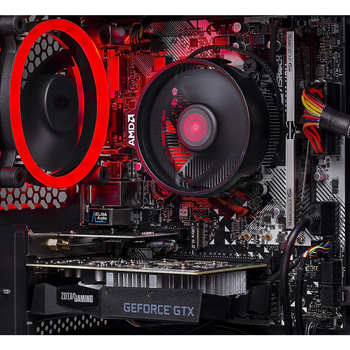 SkyTech Blaze II Gaming Computer PC Desktop – Ryzen 5 2600 6-Core 3.4 GHz, NVIDIA GeForce GTX 1660 Super 6G, 500G SSD, 16GB DDR4 3000MHz, RGB, AC WiFi, Windows 10 Home 64-bit