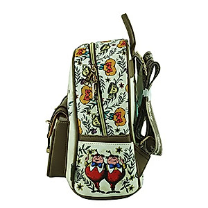 Wondapop Disney Alice in Wonderland 11" Vegan Leather Fashion Mini Backpack