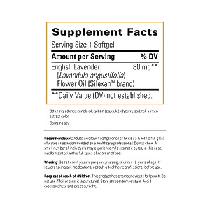 Integrative Therapeutics – Lavela WS 1265 - Clinically Studied Lavender Essential Oil Supplement - Calms Nervousness* - Reduces Stress* - 60 Softgels