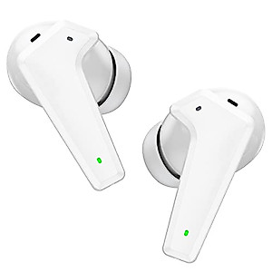 Apex Elite Active Noise Cancelling Earbuds Bluetooth Headphones True Wireless Earbuds with Charging Case Bluetooth Earbuds 5.0 Built in Mic Immersive Sound Deep Bass 25H for Sports/Travel/Work, White