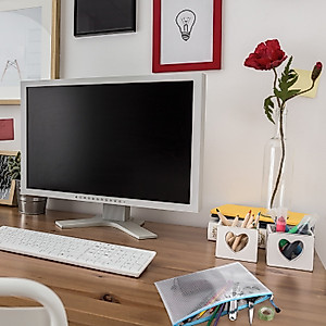 14 Pieces Waterproof Zipper Bags Mesh Bags Zipper Document Pouches for Travel Cosmetic Offices, 7 Sizes (7 Colors)