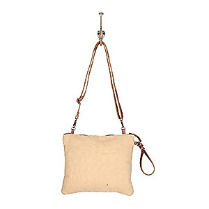 Myra Bag Classic Canvas, Rug, Leather & Hairon Crossbody Bag S-1932