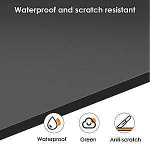 Need Small Desk, 39.4 inches Sturdy Writing Desk for Small Spaces, Small Computer Desk Teens Desk Study Table Laptop Desk Home Ofice Desk, Black Metal Frame, Black