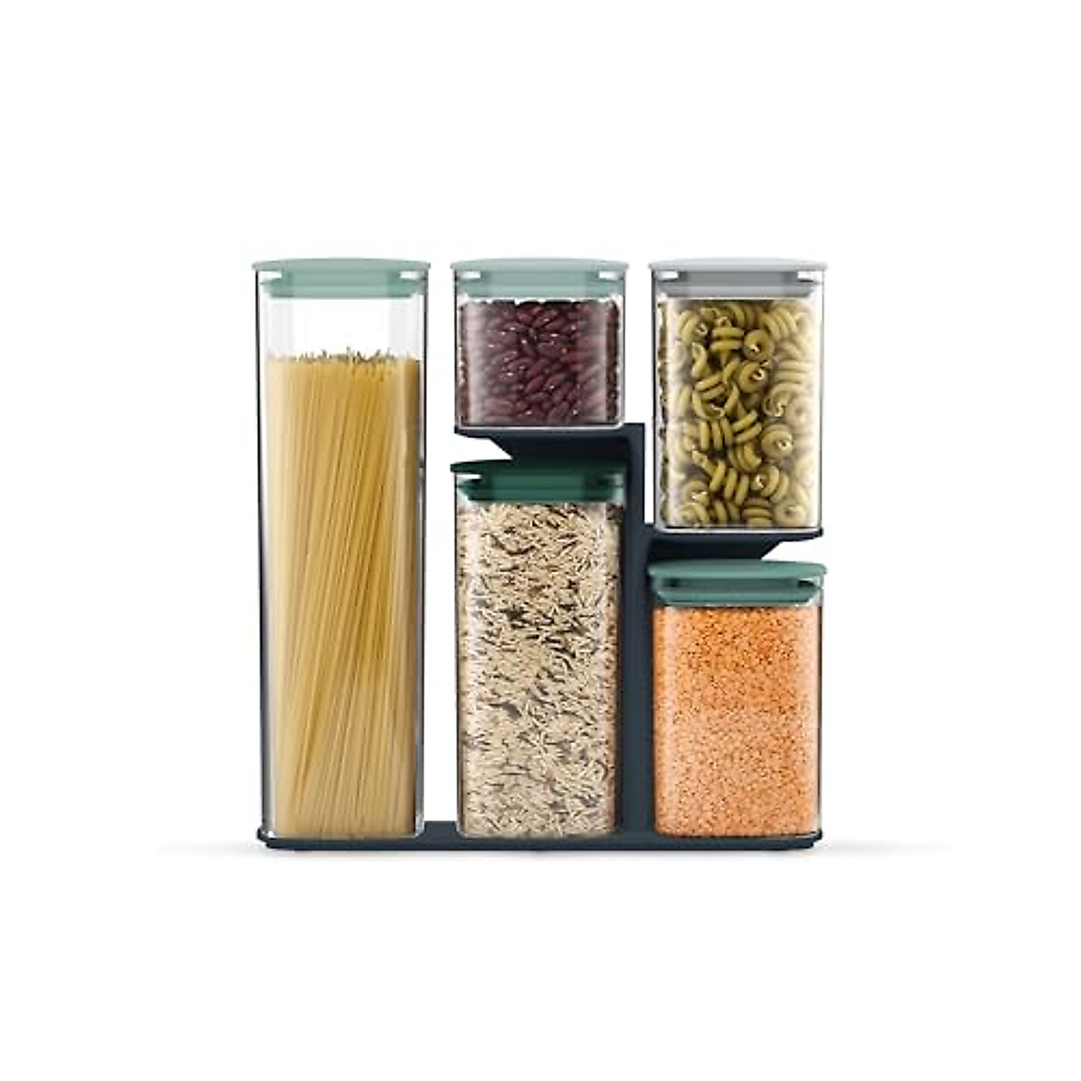 Joseph Joseph Podium™ 5-piece storage container set - Editions (Sage),Green