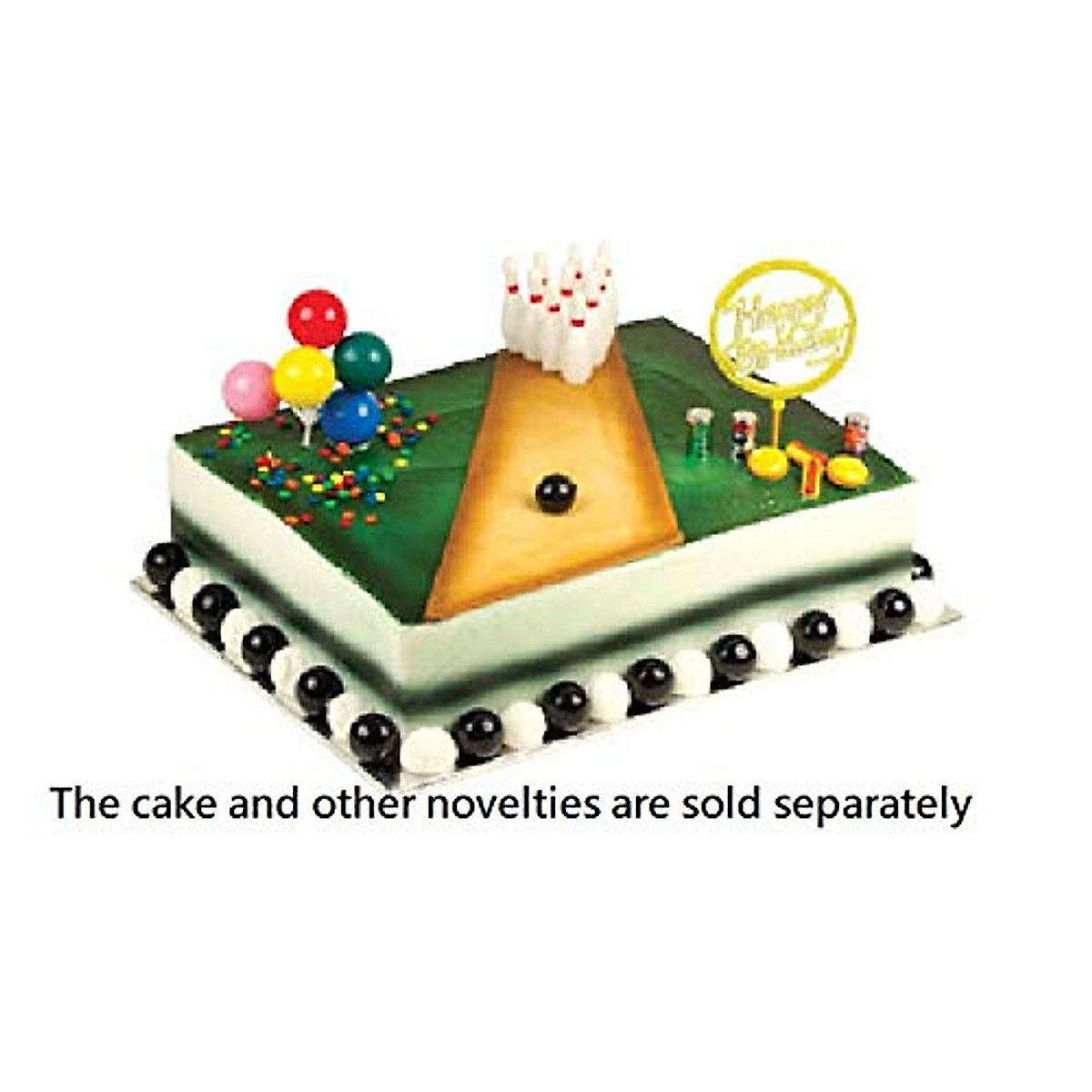 7pc Bowling Pins and Ball Candle Set