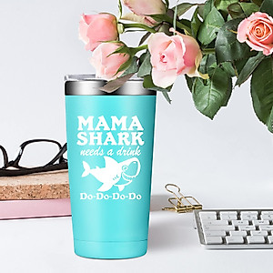 Fufendio Mothers Day Gifts for Mom from Daughter - Funny Best Mom Birthday Gifts from Son, Kids - Tumbler Mug Cup