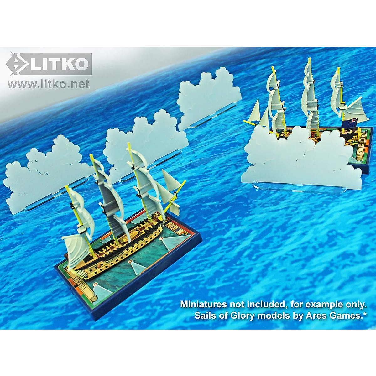 LITKO Smoke Screen Markers | Fog Marker | Pack of 4 | (Large)