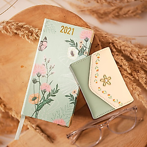 TENDYCOCO Women Fashionable Print Wallet Bifold Purse ID Window Credit Card Holder Portable Storage Wallet