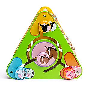 Bigjigs Toys Early Learning Triangular Activity Centre