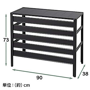 Iris Plaza ASC-DB Outdoor Unit Cover, Aluminum, Air Conditioner Outdoor Unit Cover, Dark Brown, Depth 15.0 x Height 28.7 x Width 35.4 inches (38 x 7