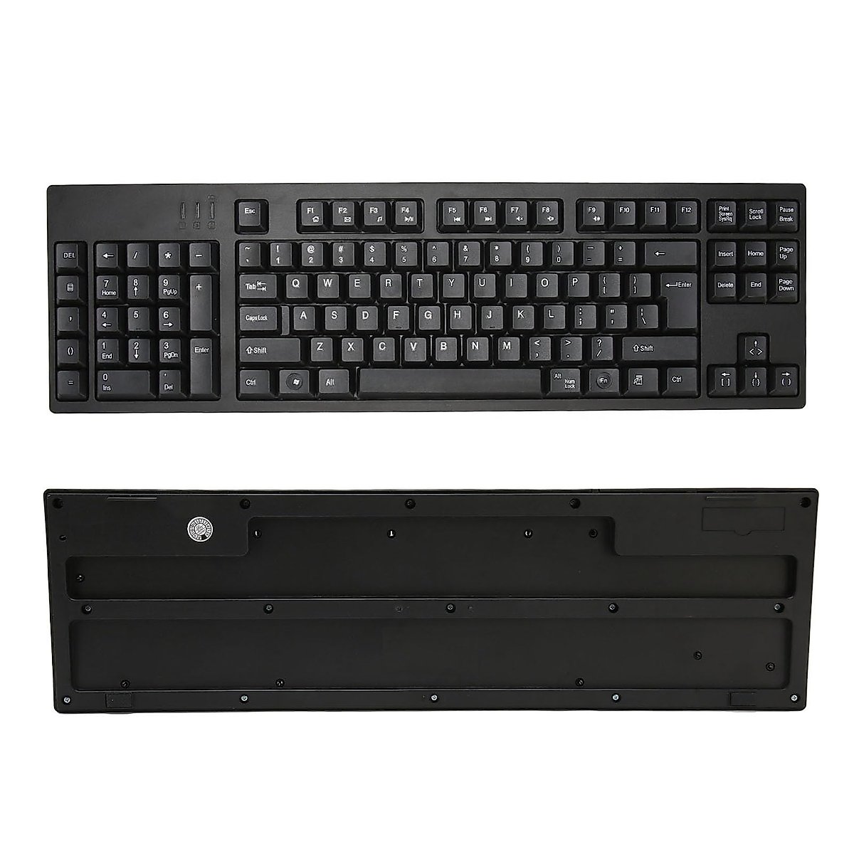 Left Handed Keyboard, 109 Keys Mechanical Gaming Keyboard with Number Pad, Wired Micro USB Connection Ergonomic Keyboard for Business, Accounting, Designer, Gamer, Home, Office