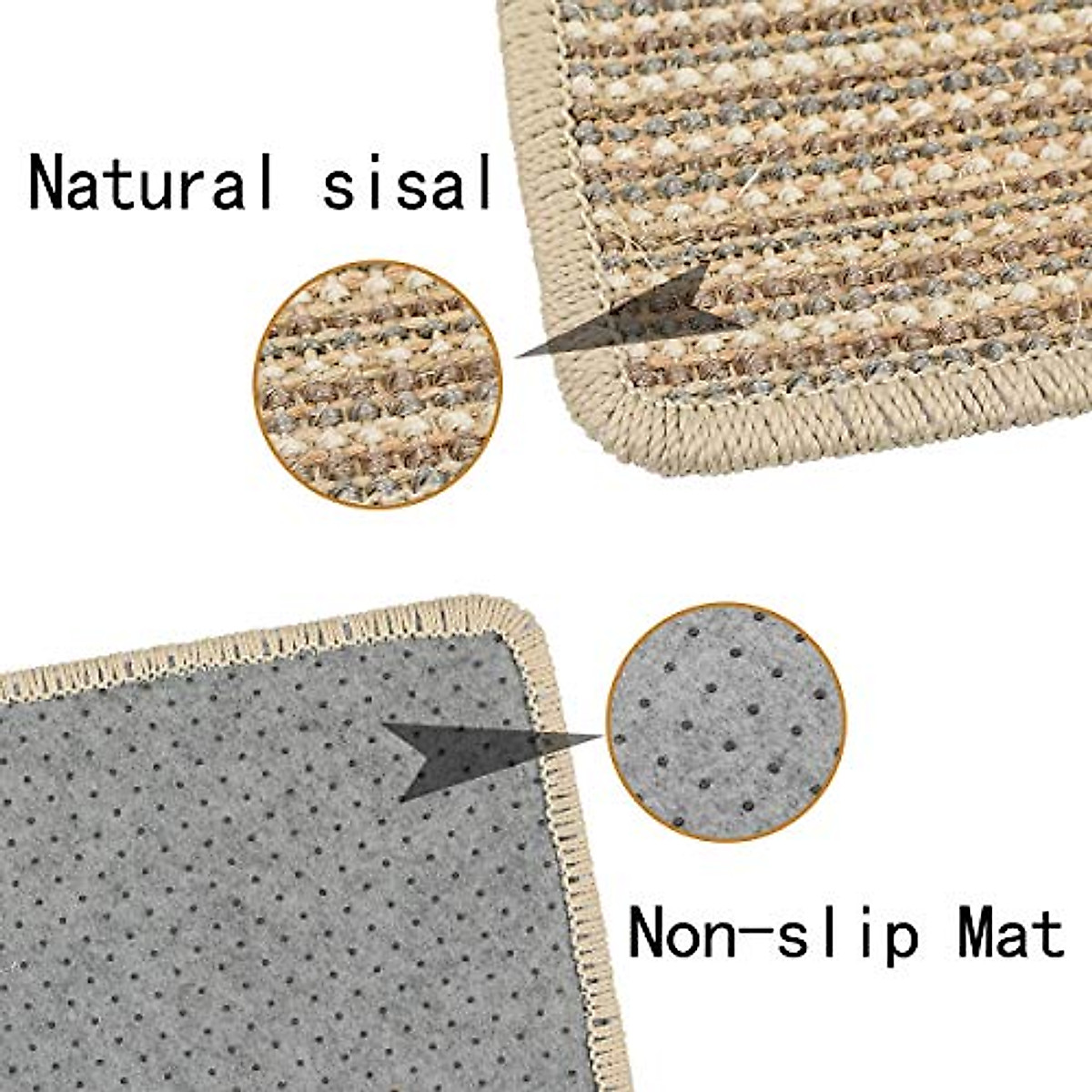 Cat Scratching Pad, Scratching Mat,Scratch Pads,Cat Scratcher Rug Natural sisal Rope Carpet
