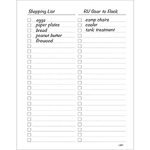 Camping Journal & RV Travel Logbook, Blue Vintage Camper Journey (Caravanning Campsite Log Books)