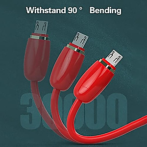 BGNTBUK Tops Lot 2PCS 1m 3A Silicone Data Cable Mobile Phone Color Fast Charging Line Liquid Soft Plastic Flash Charging Cable Cam Link 4