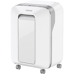 Fellowes LX200 P-4 Micro-Cut Paper Shredder, Jam-Proof Heavy-Duty Paper Shredder for Office, Shreds 12 Sheets Per Pass, White