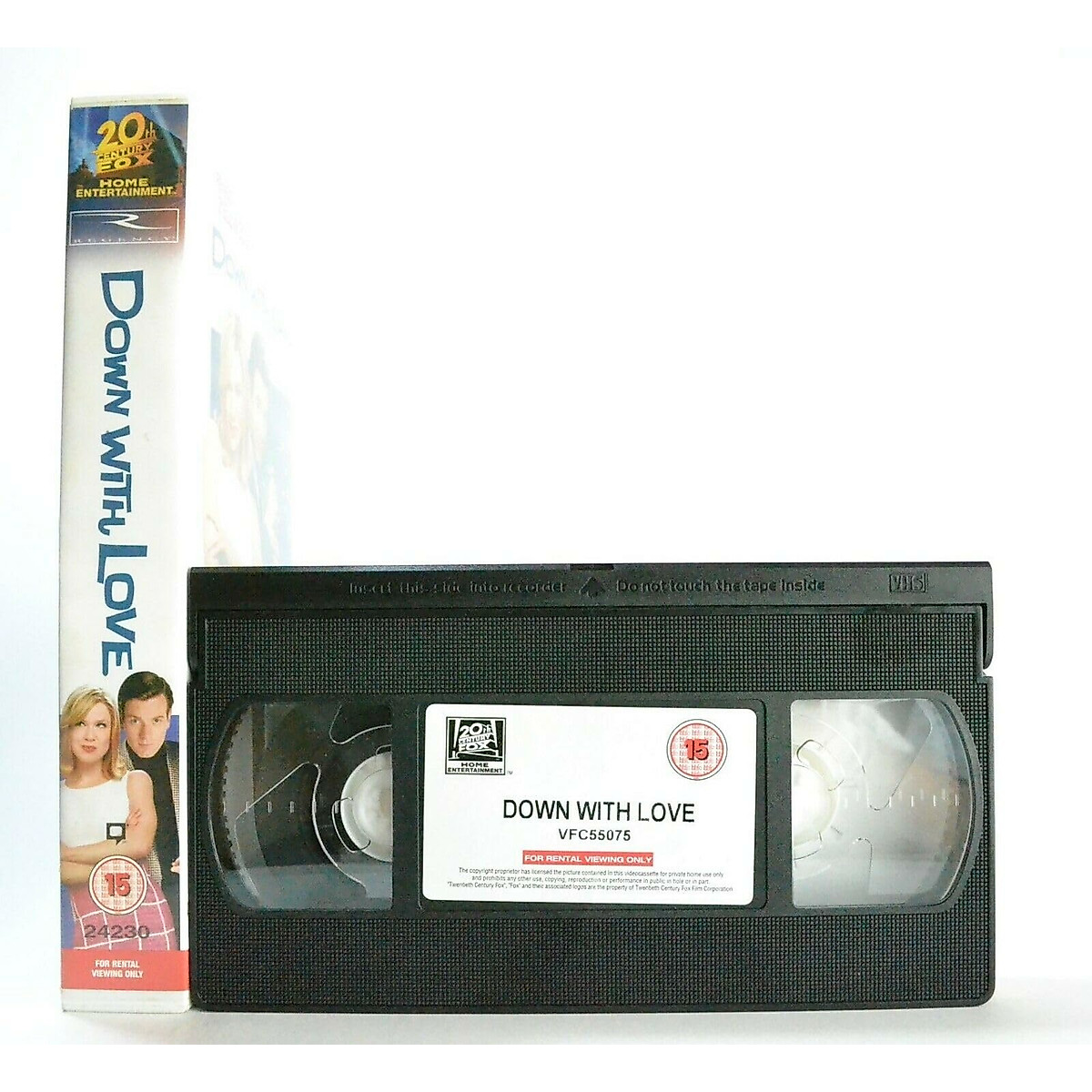 Down With Love: R.Zellweger/E.McGregor - Romantic Comedy - Large Box - Pal VHS