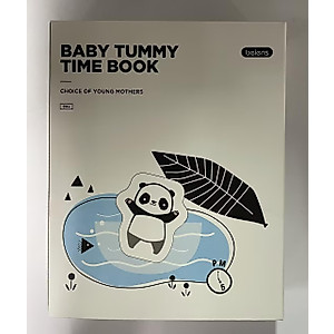 beiens Tummy Time Toys, Soft Crinkle Cloth Books 0-6-12 Months, Fun High Contrast Baby Black and White Toys, Safe Montessori Early Educational Stimulation Toys and Gifts for Newborn Infants Toddlers