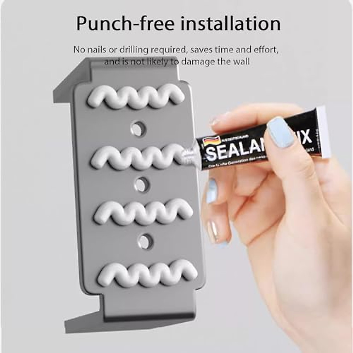 POMAMZ Retractable Clothesline Indoor,13.78 Feet TPU Retracting Clothes Line,Portable Heavy Duty Outdoor Washing Line,Wall Mounted Drying Rack Clothing Line - Easy Installation (Grey)