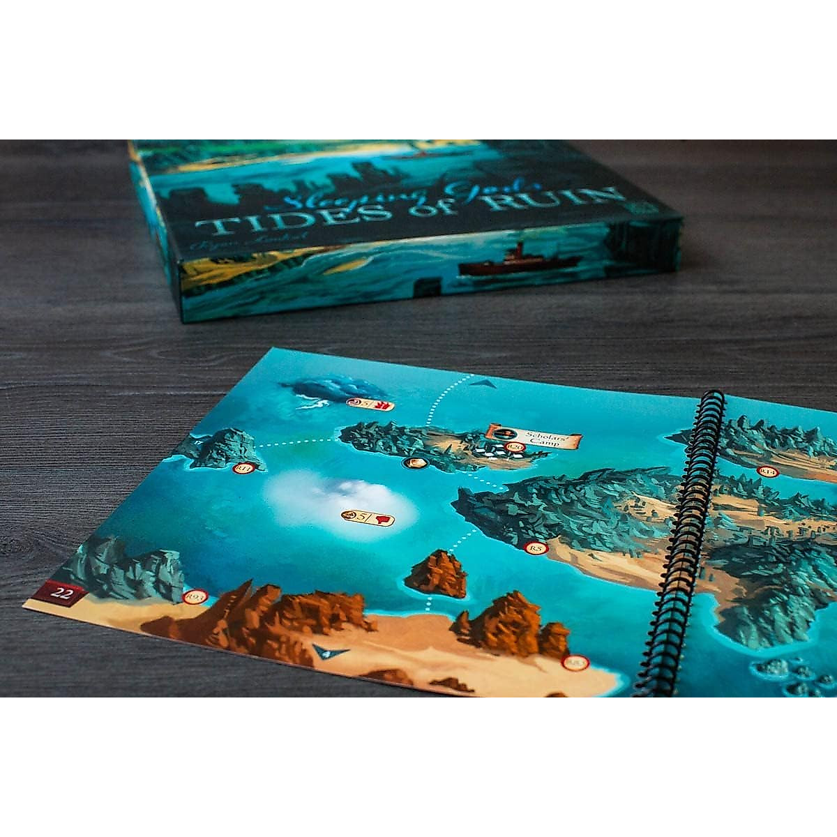 Sleeping Gods: Tide of Ruin by Red Raven Games, Strategy Board Game