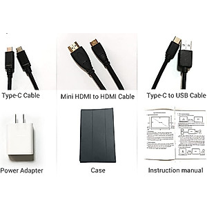 CINOTOP Portable Monitor for Laptop 15.6Inch 1080P - FHD 1920 x 1080,Small Monitor Screen Display,VESA Mount, Ultra-Slim, Lightweight, Sleek, USB 3.1 Powered, for PC, PS4, Switch,Console