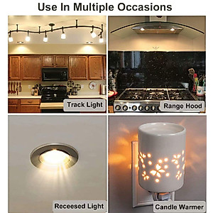 Vinaco GU10 Bulb, 6 Pack MR16 GU10 120V 35W Long Lasting, GU10 Halogen Bulb Warm White 2800K, 35W GU10 Dimmable with GU10 Base for Track Light Bulbs, Hood Light Bulbs. Halogen GU10+C 120V 35W