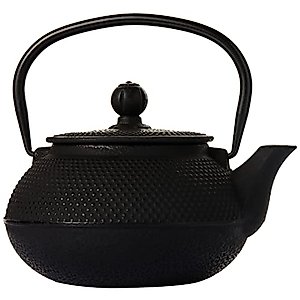 Old Dutch Cast Iron Sapporo Teapot, 20-Ounce, Black