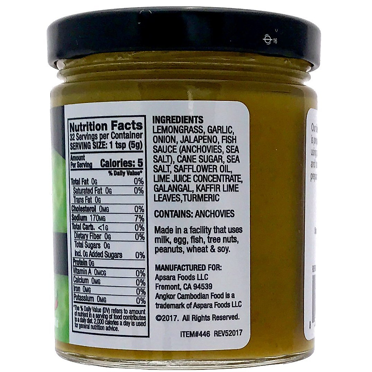 Cambodian Lemongrass Paste - sofi™ Award Winner (6oz)