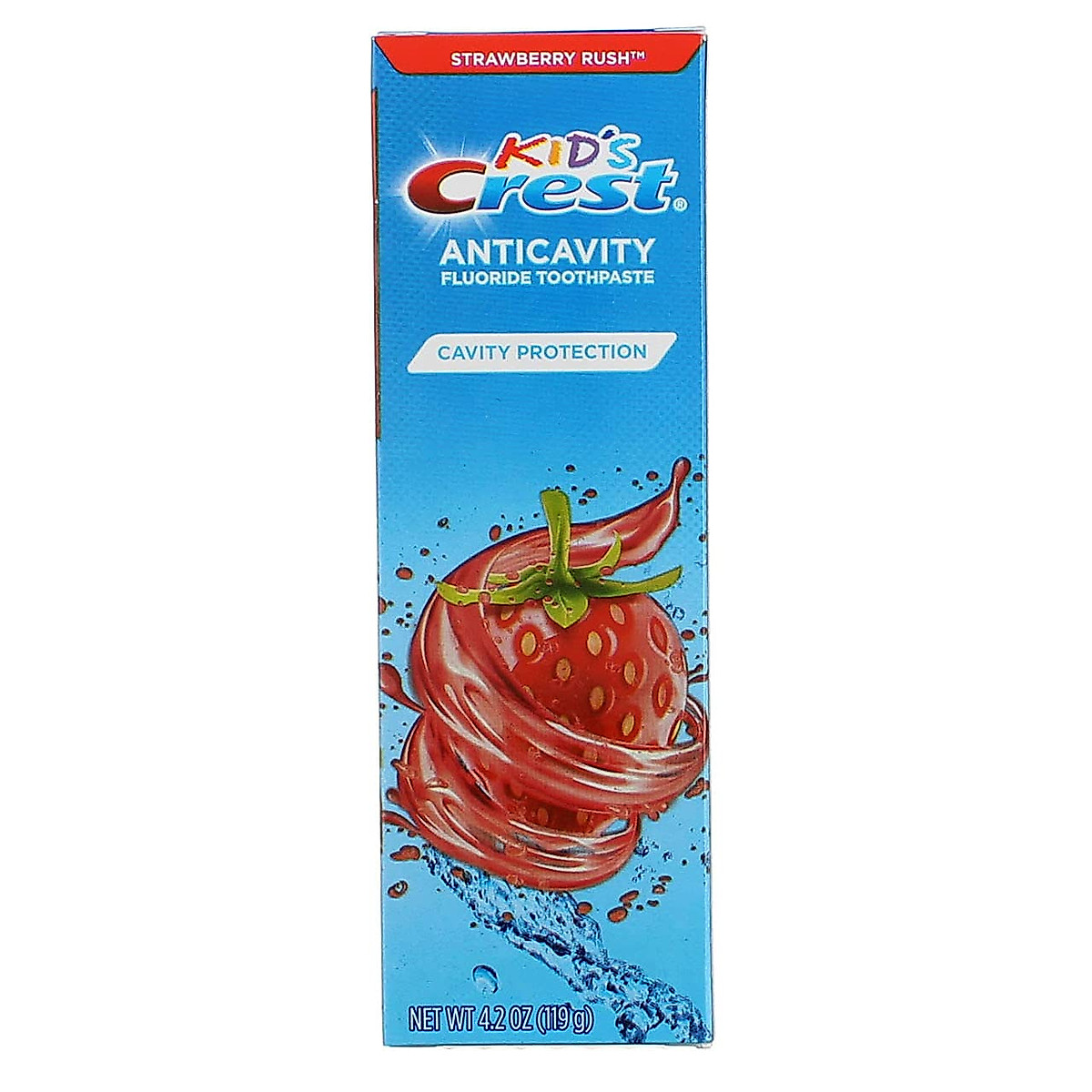 Crest Toothpaste 4.2 Ounce Kids Strawberry Rush (Pack of 2)