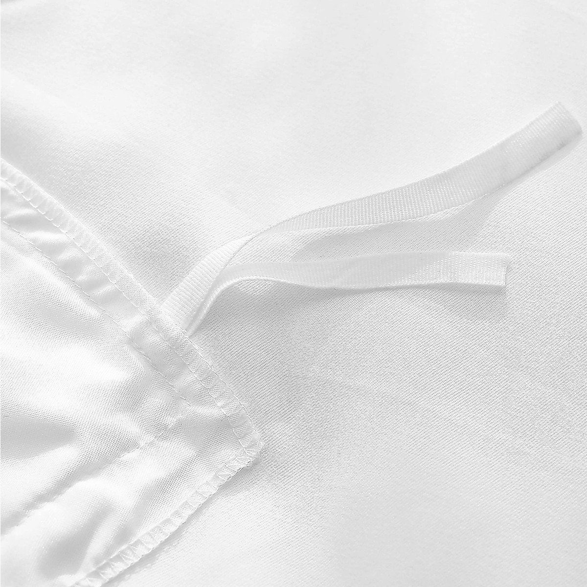 BBANGD Duvet Covers King Size - Ultra Soft and Breathable Bedding King Comforter Cover Set Washed Microfiber 3 Pieces with Zipper Closure Duvet Cover and 2 Pillow Shams (White)