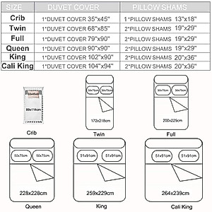 Custom Bedding Set with Photo & Text Personalized Kids Duvet Cover Sets with 2 Pillowcases Gift for Family Girls Boys(No Comforter)