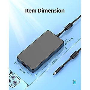 240W Alienware Laptop Charger for Dell Alienware Laptop - (UL Safety Certified Products)(Compatible with All 240W 180W AC Adapter)