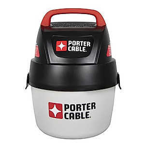 Porter-Cable PCX18125P 1.5 Gallon White Wet/Dry Poly Vacuum