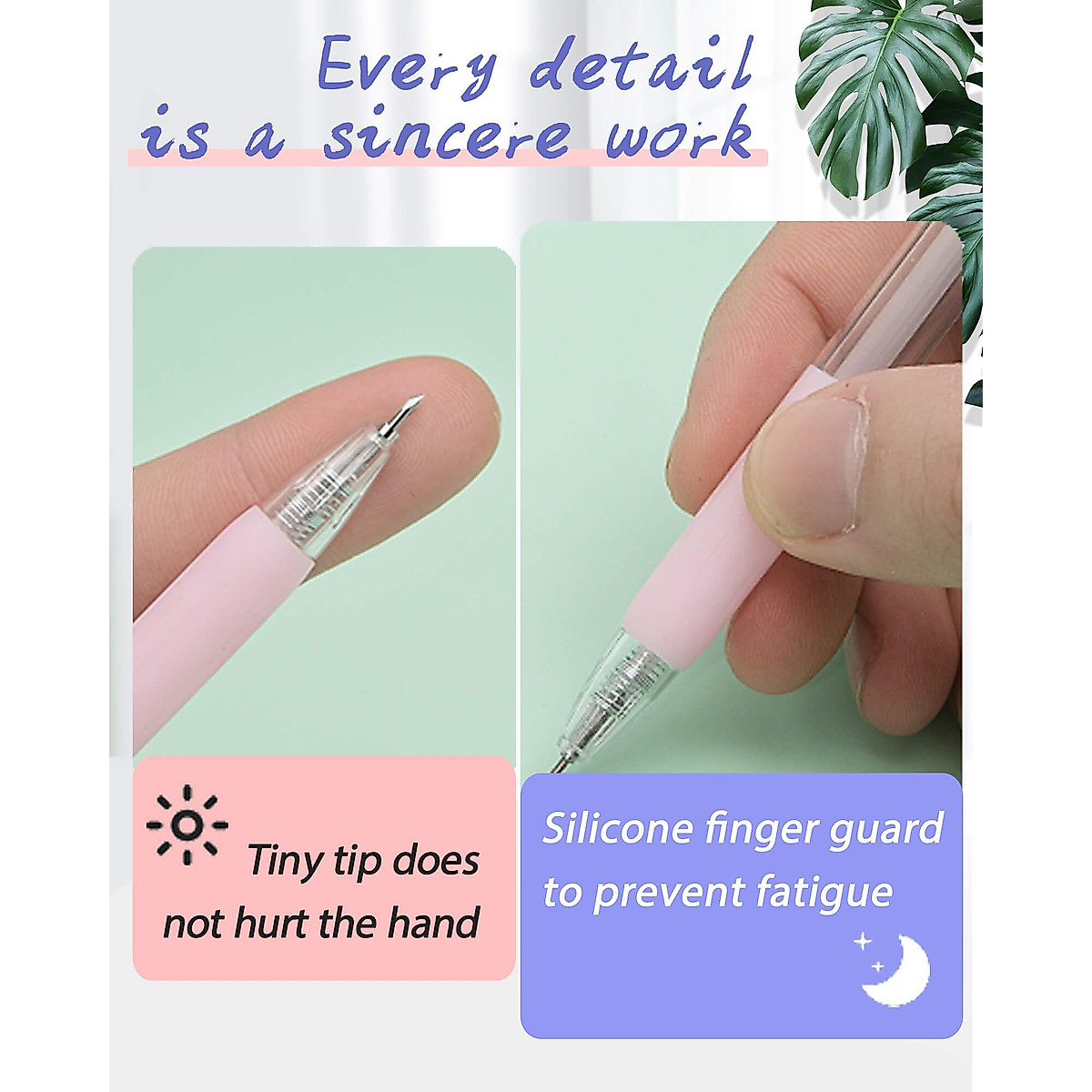 Oythiem Pen Knife Craft Cutting Tools - Craft Knife, Paper Pen Cutter Knife, Precision Paper Cutter Pen Student Utility Knife Pen with Refillable Tungsten Steel Cutter Head Refill, 12 PACK