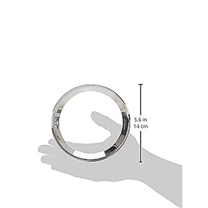 Grand General 66947 Plastic Chrome Speedometer/Tachometer Gauge Cover with Visor for Kenworth