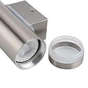 LED Wall Light，1Pc Up and Down Wall Light Indoor Outdoor Home Garden Lawn Decor Lamp LED Bulbs Included